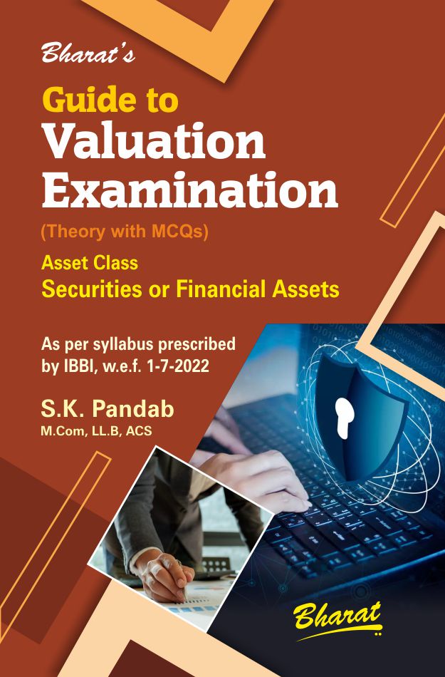 Guide to Valuation Examination (Theory with MCQs) Asset Class Securities or Financial Assets